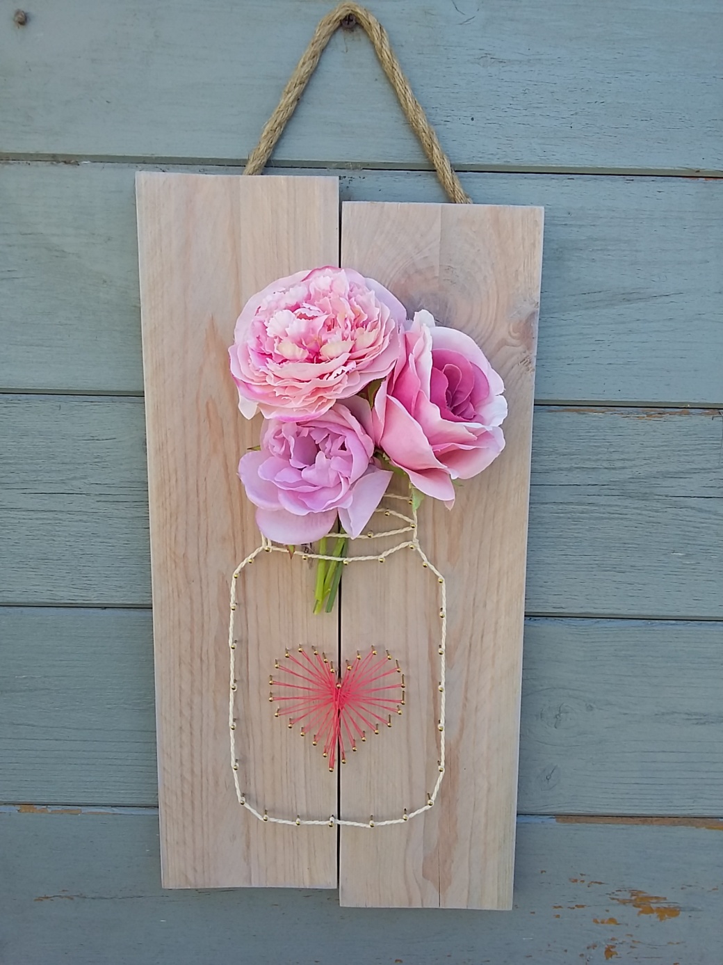 Vase string art - VAL CREE POUR VOUS